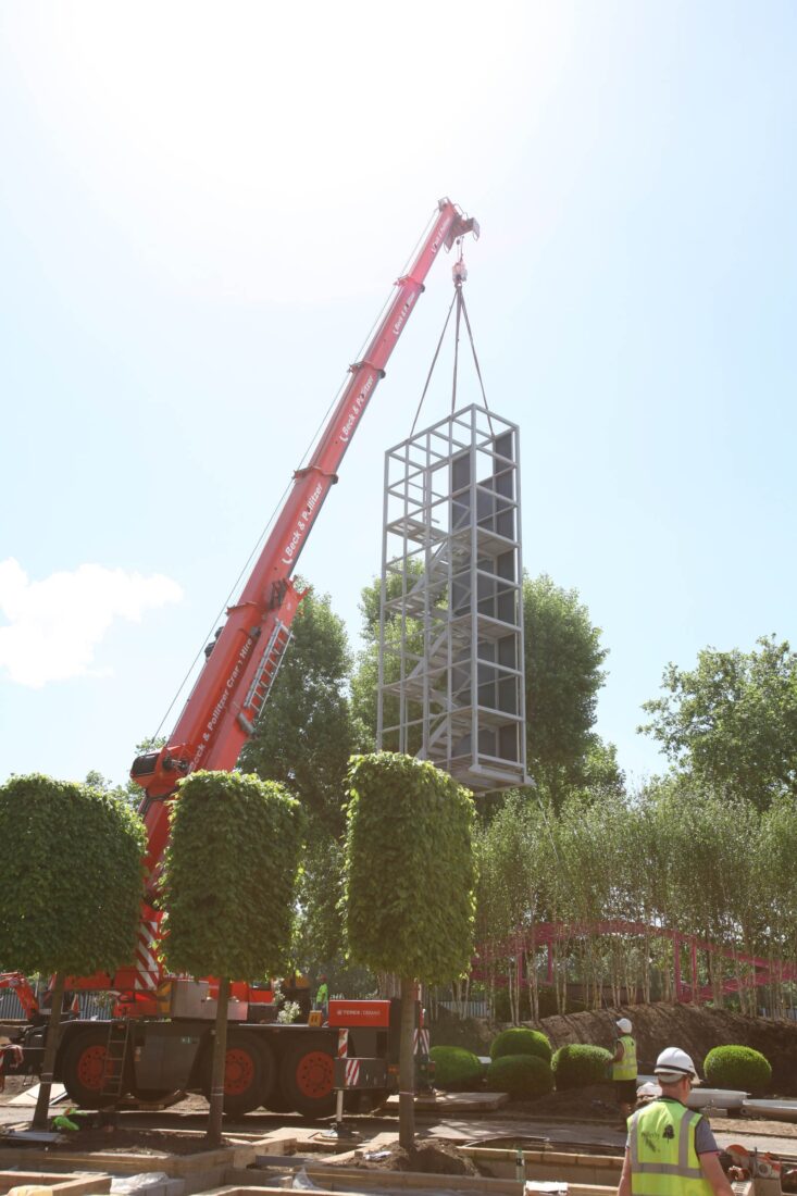 Chetwoods’ Vertical Allotment descends on flower show