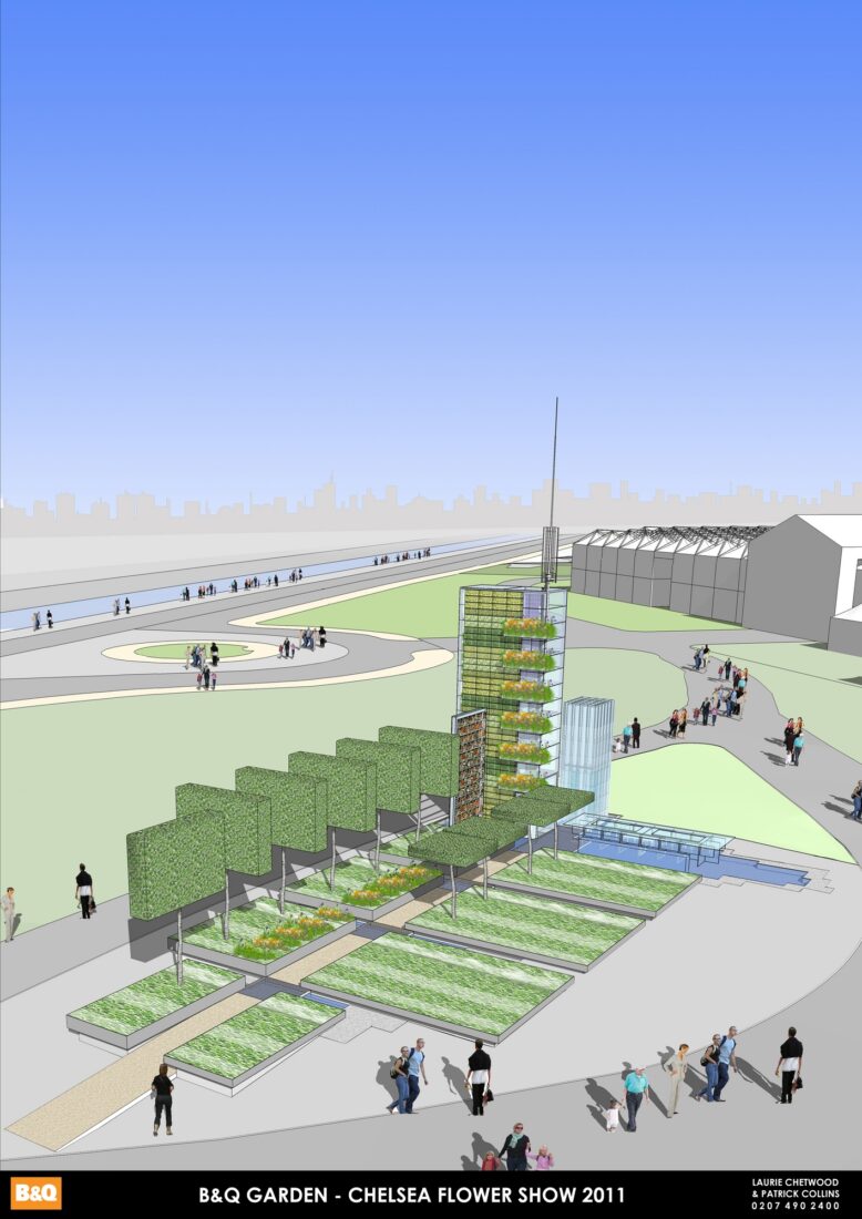 Chetwoods’ Vertical Allotment descends on flower show