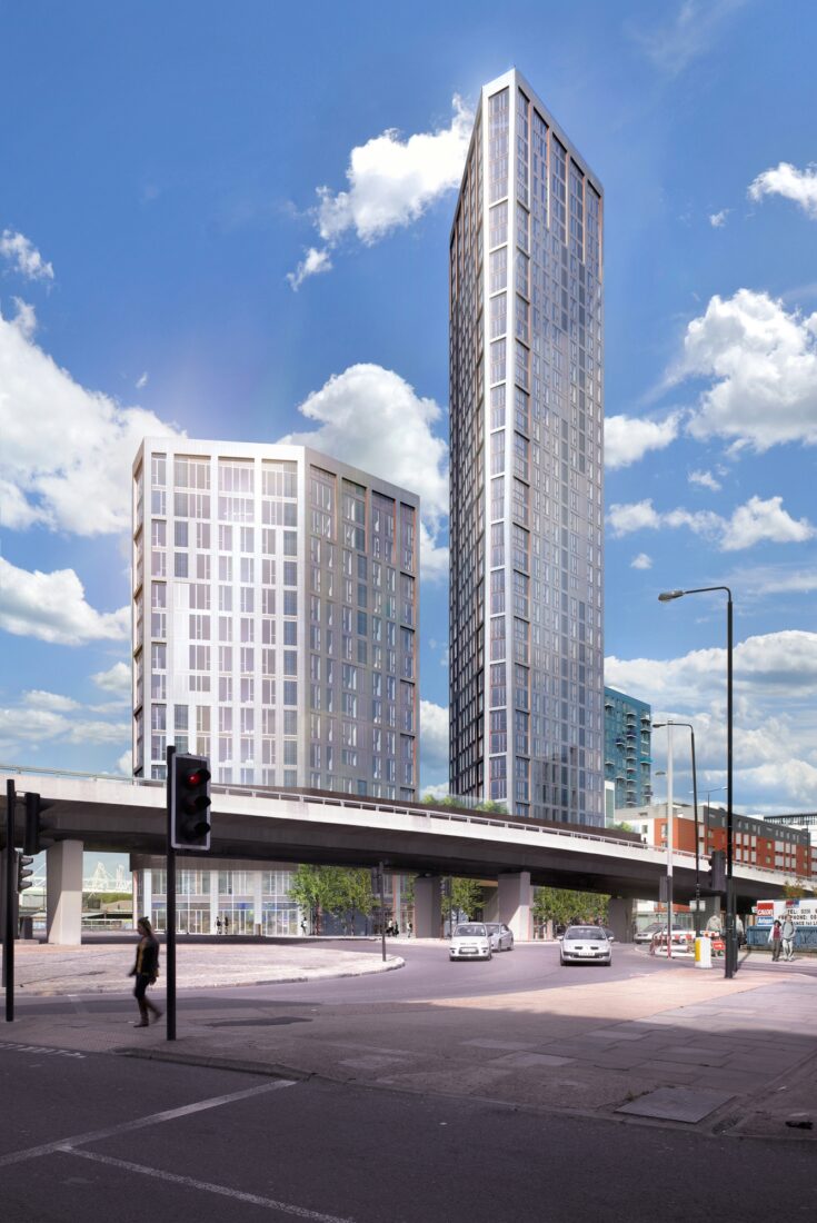 Jestico + Whiles' Stratford towers approved despite CABE concerns