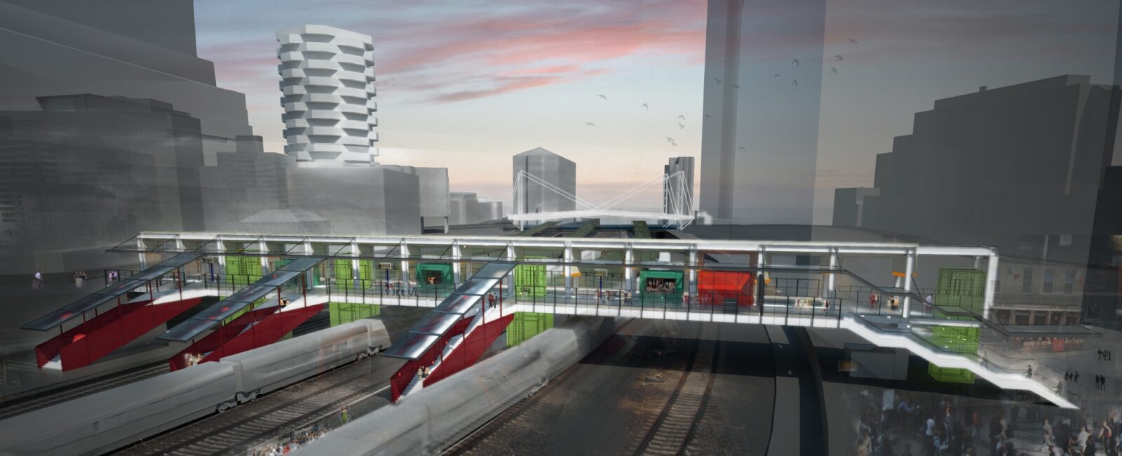 Green light for Studio Egret West and Hawkins\Brown's Croydon bridge