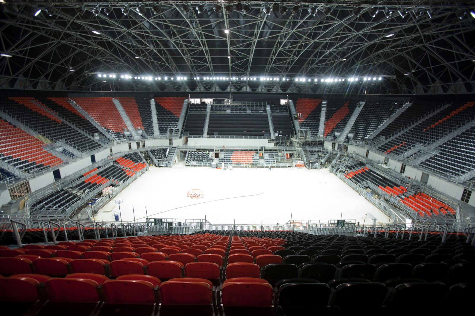 In pictures: the completed 2012 basketball arena