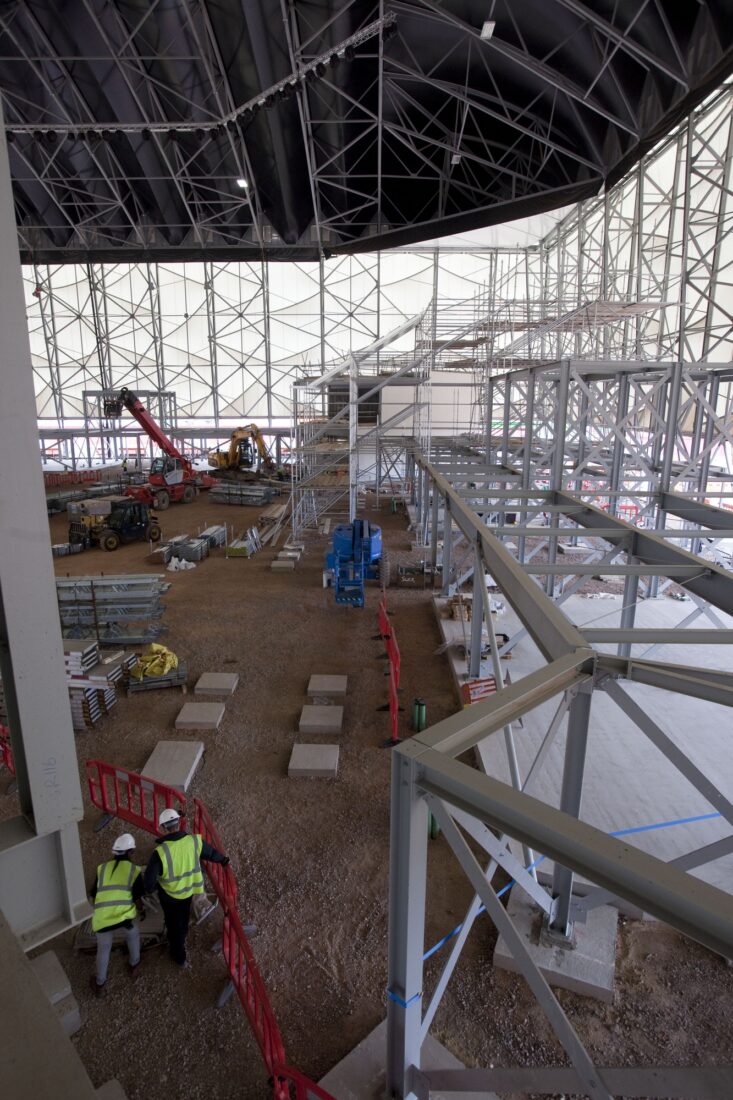 In pictures: the completed 2012 basketball arena