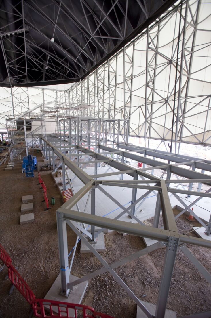 In pictures: the completed 2012 basketball arena
