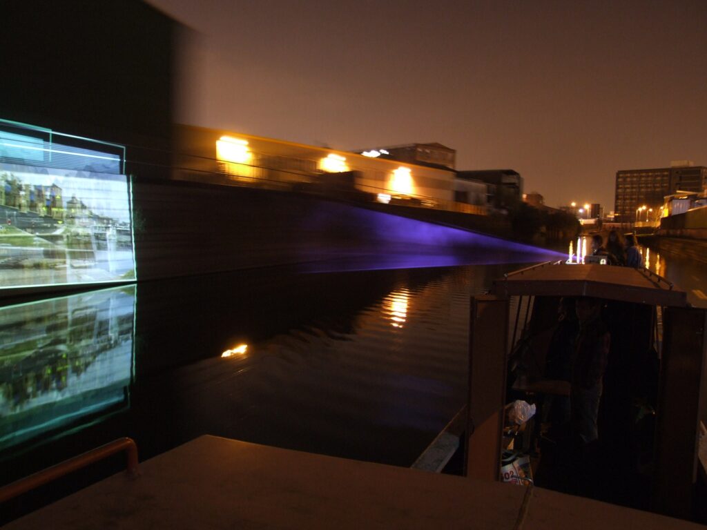 Studio Weave and Somewhere's floating cinema, Portavilion