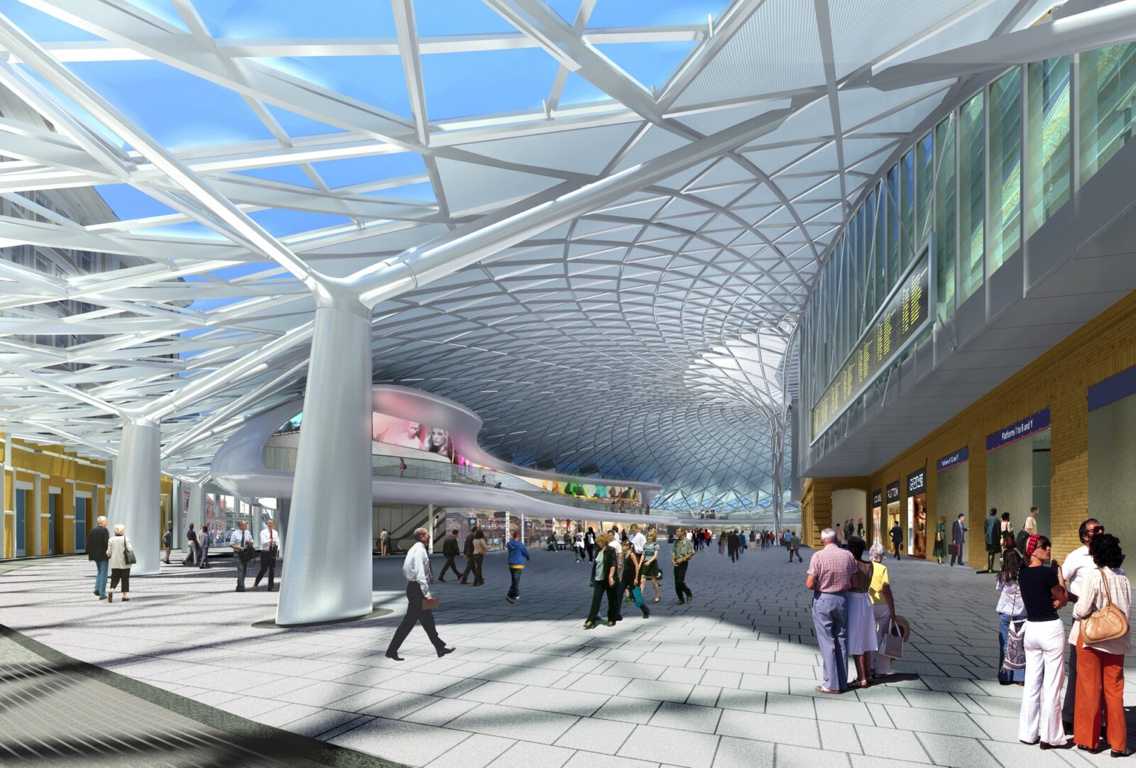 Stanton Williams unveils Kings Cross square plans