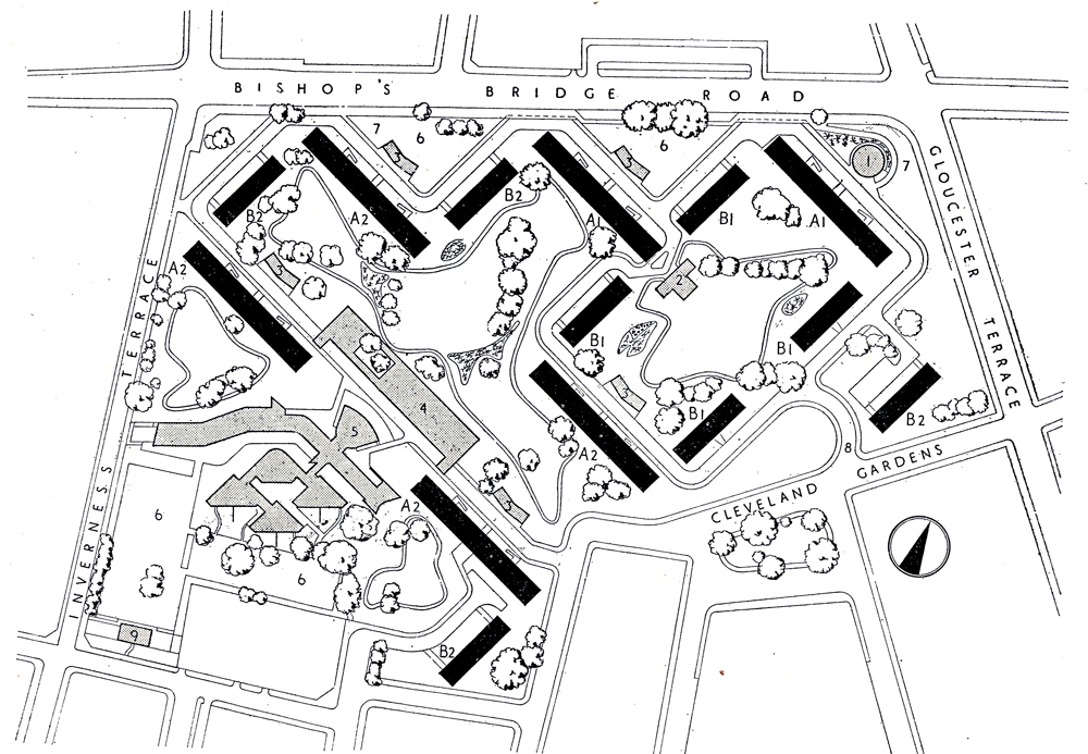 AJ Buildings Library: Hallfield Estate (1955)