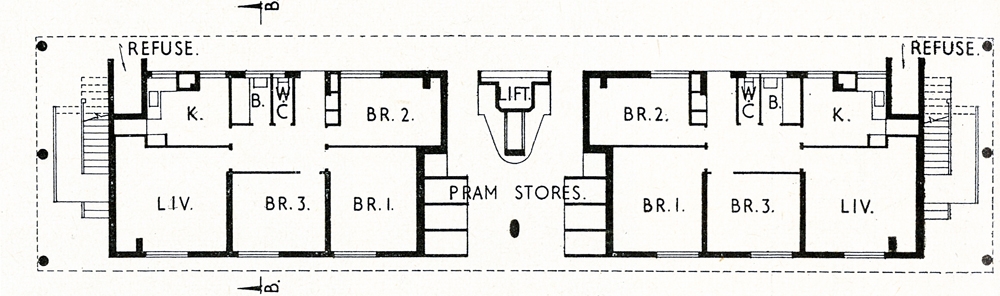 AJ Buildings Library: Hallfield Estate (1955)