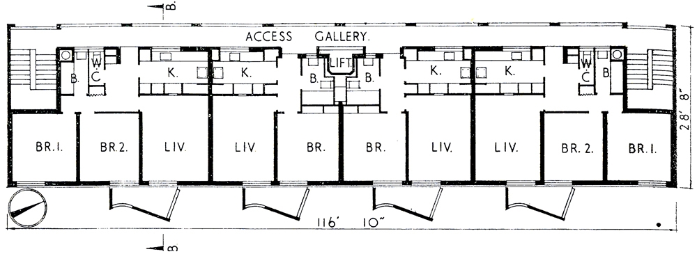 AJ Buildings Library: Hallfield Estate (1955)