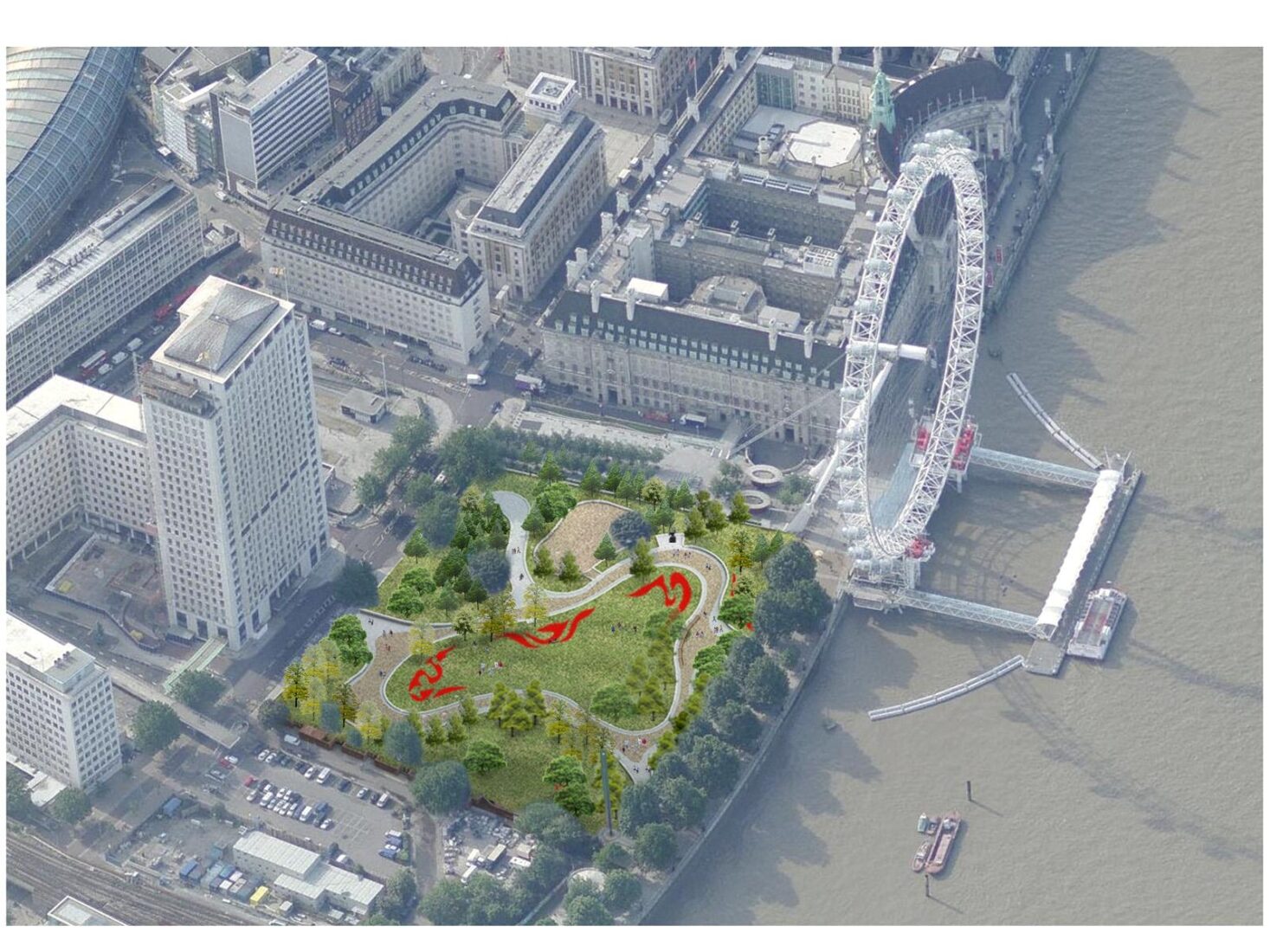 Finally: West 8’s Jubilee Gardens scheme to start on site