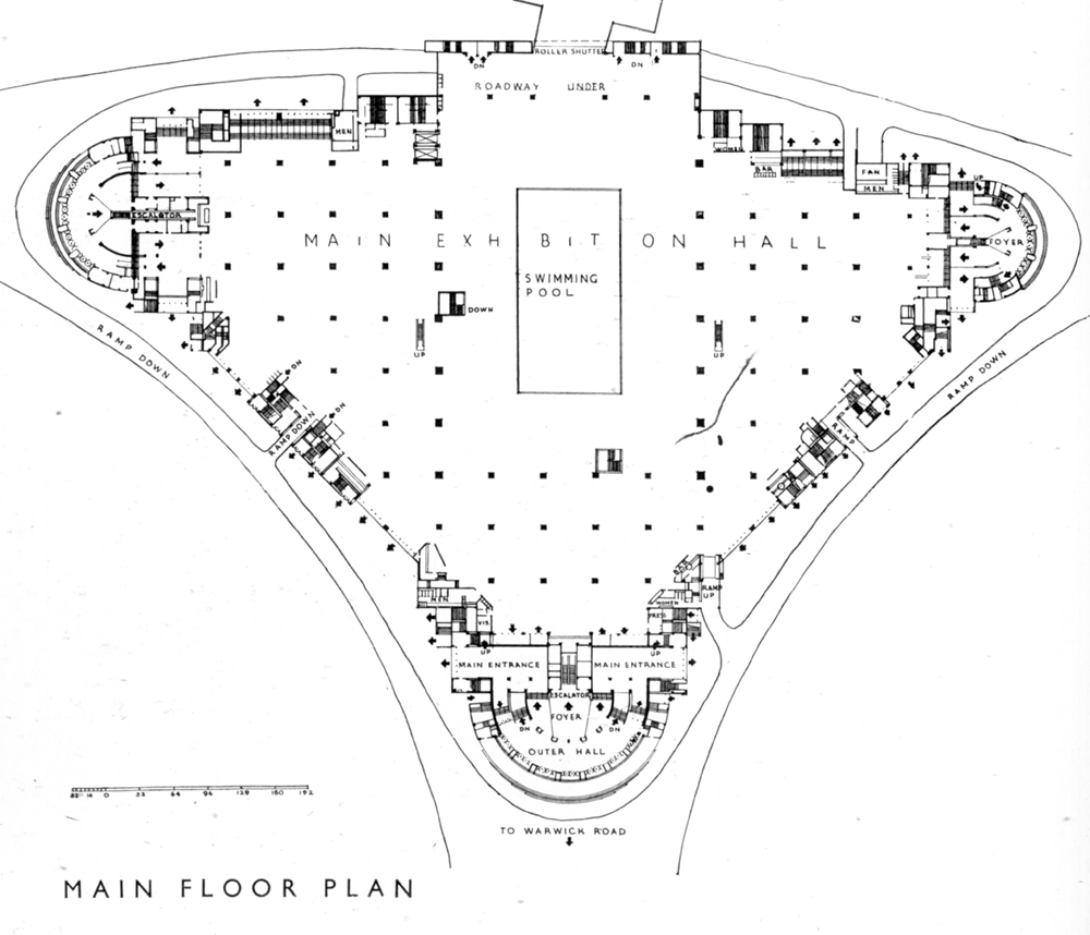 Earls Court, London, by Charles Howard Crane (1937)