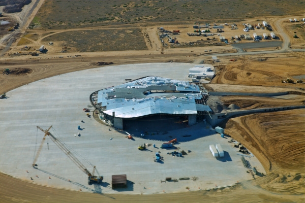 We have lift off: Foster's spaceport completes
