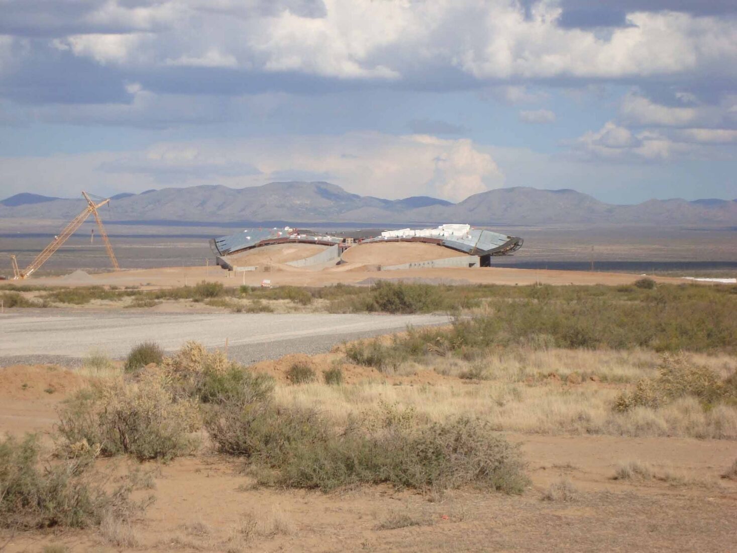 We have lift off: Foster's spaceport completes