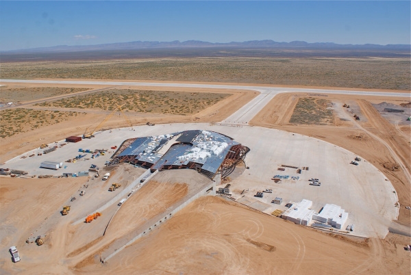 We have lift off: Foster's spaceport completes
