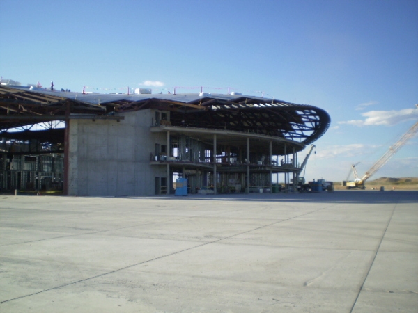 We have lift off: Foster's spaceport completes