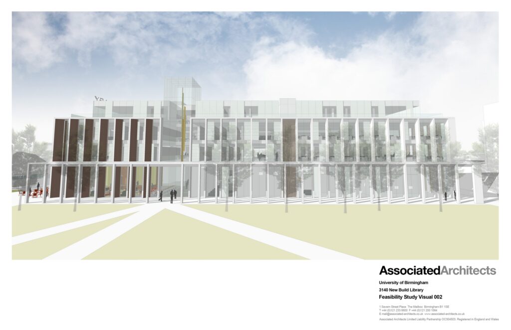 Associated Architects reveals Birmingham Uni library plans