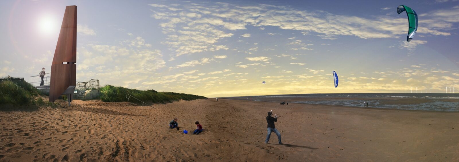 Contest-winning Lincolnshire seafront viewing tower completes