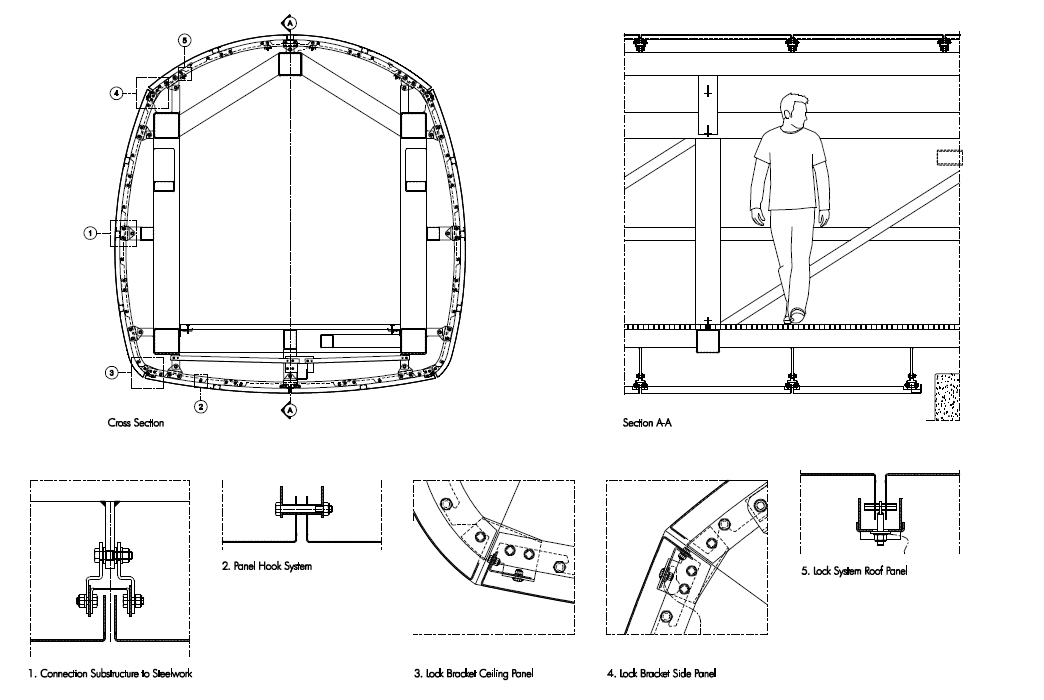MJP unwraps stainless steel-clad utility bridge in Birmingham