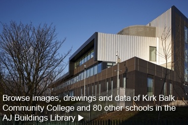 Kirk Balk Community College, Barnsley, by AHMM