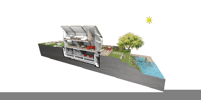Revealed: the first ever amphibious house
