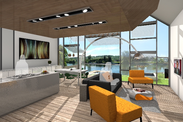 Revealed: the first ever amphibious house