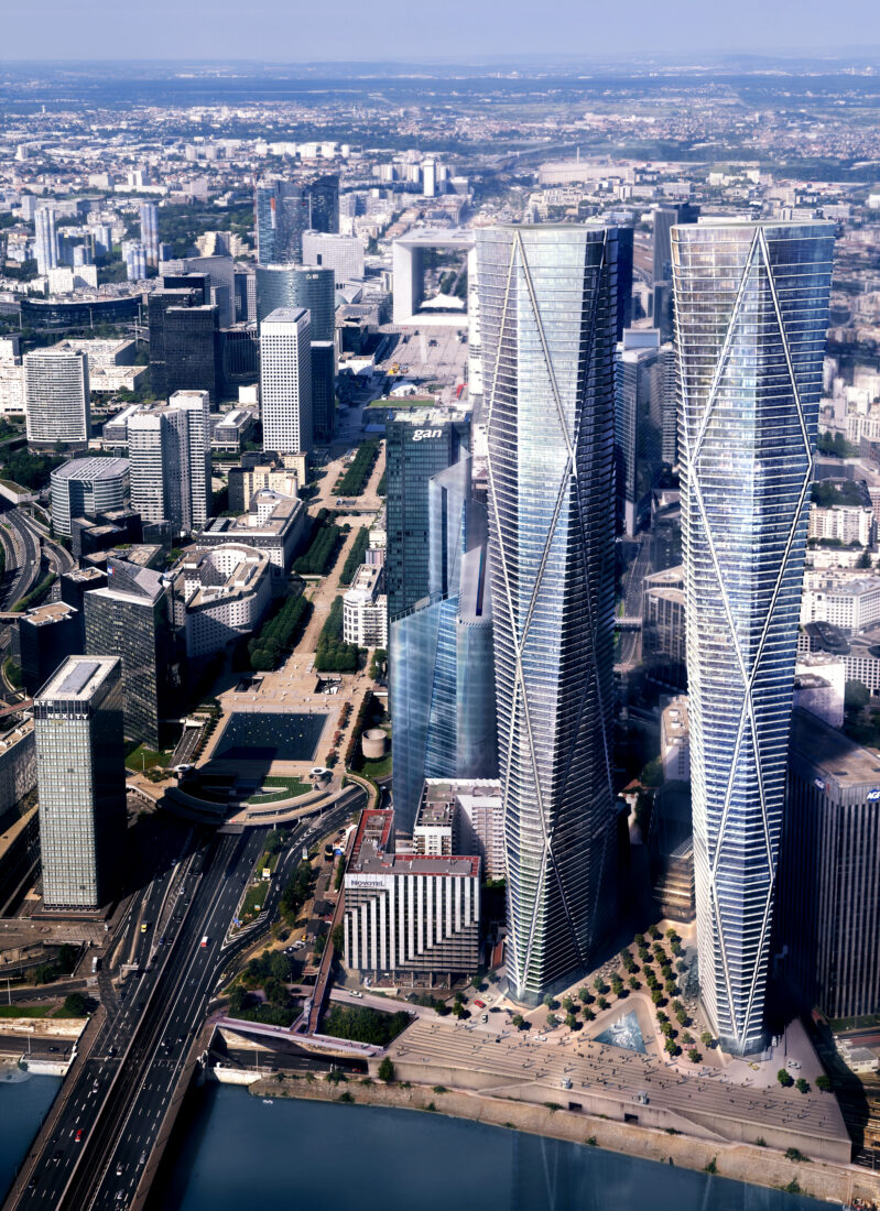 Fosters wins planning for Paris twin towers