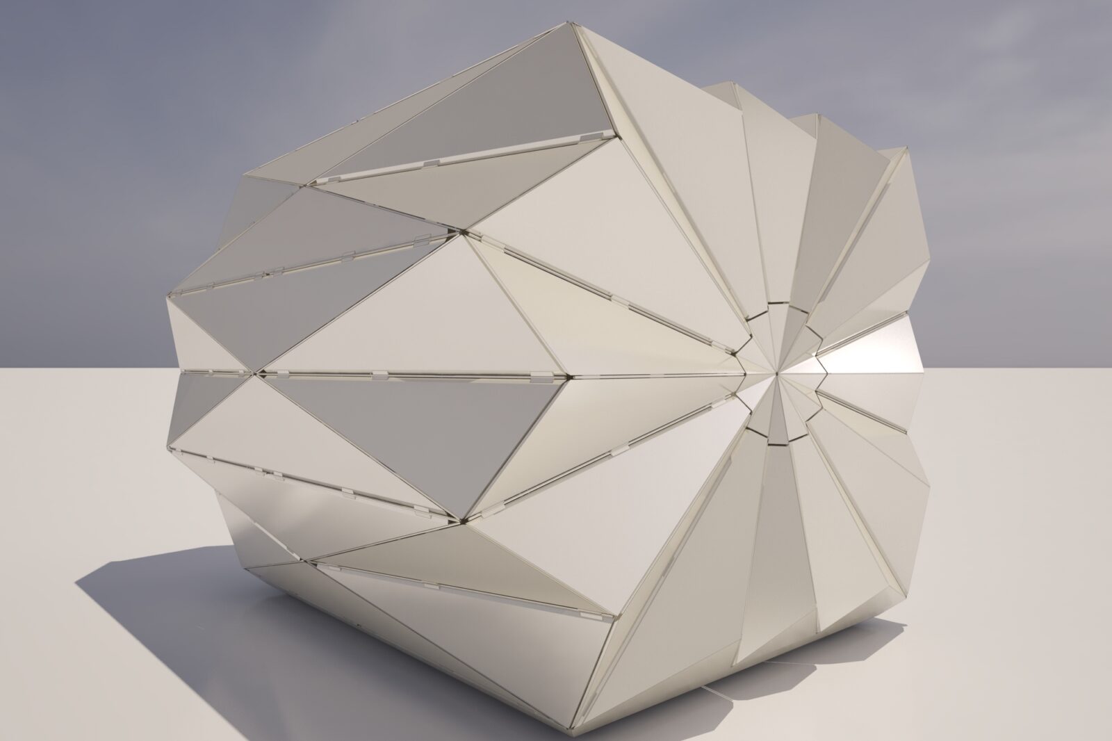 Make builds origami-inspired kiosks