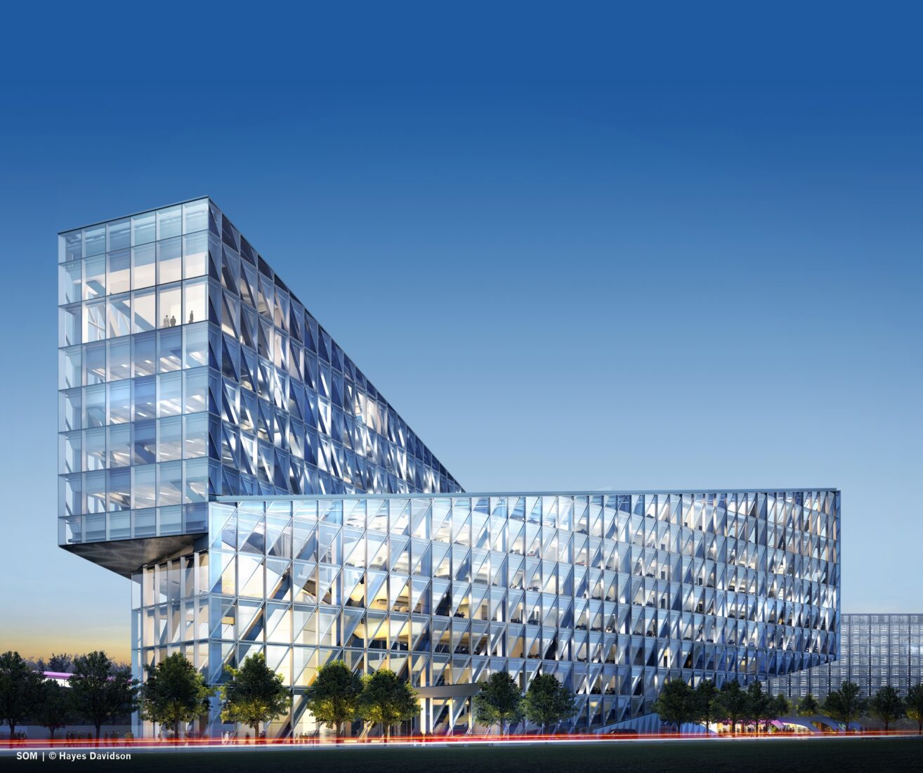 Works starts on SOM's Geneva HQ scheme