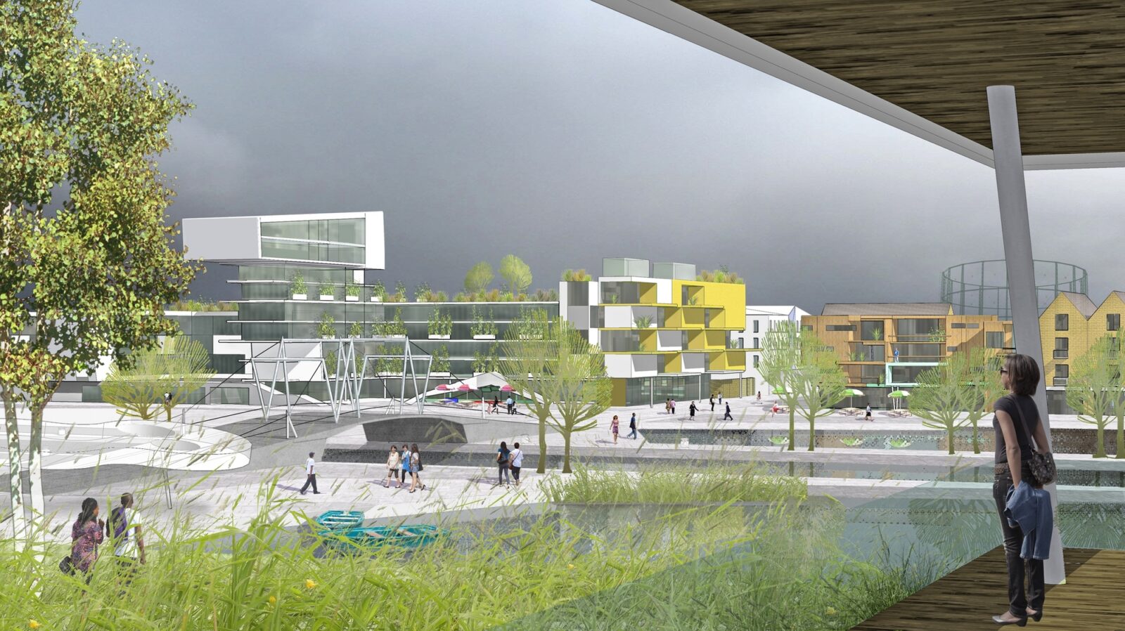 LDA Design reveals images of 5,000 home Meridian Water proposals