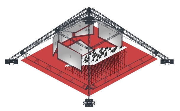 OMA unwraps seven-screen pavilion in Cannes