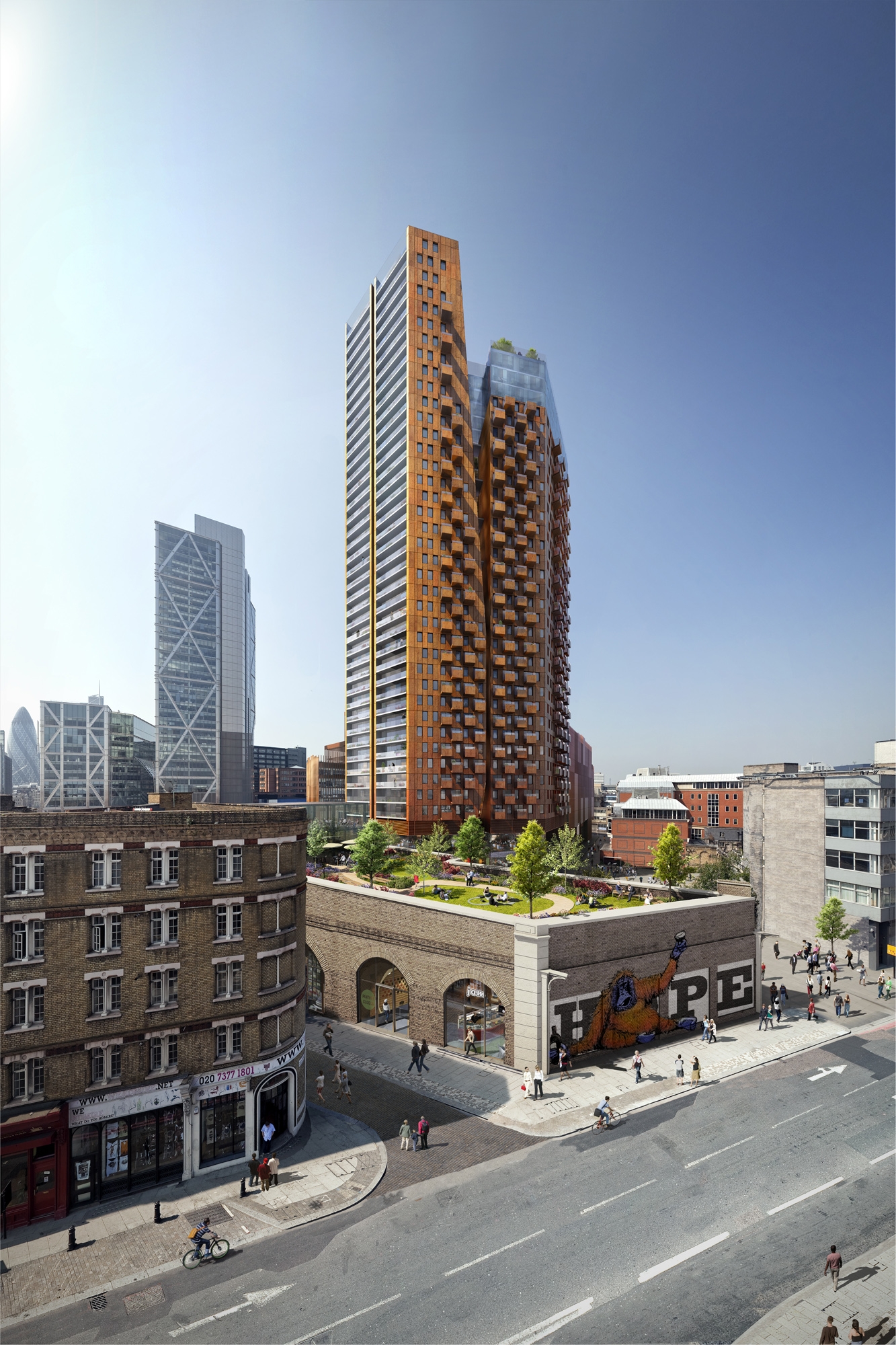 Pringle Brandon Drew reveals Shoreditch tower scheme