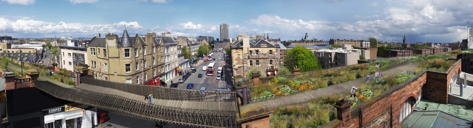 Biomorphis reveals Edinburgh Leith Walk cycle path plans