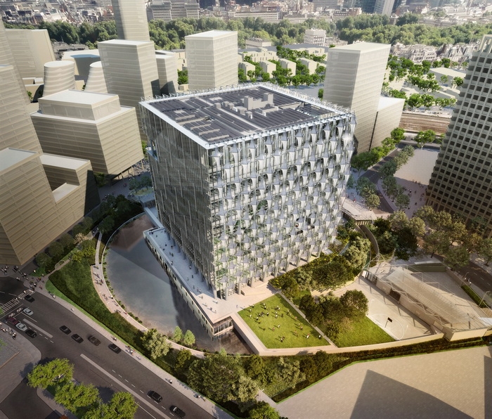 In Pictures: Kieran Timberlake’s US embassy submitted for planning