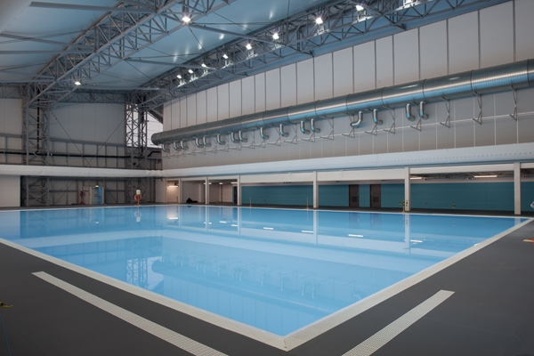 Olympic Water Polo Arena by David Morley Architects