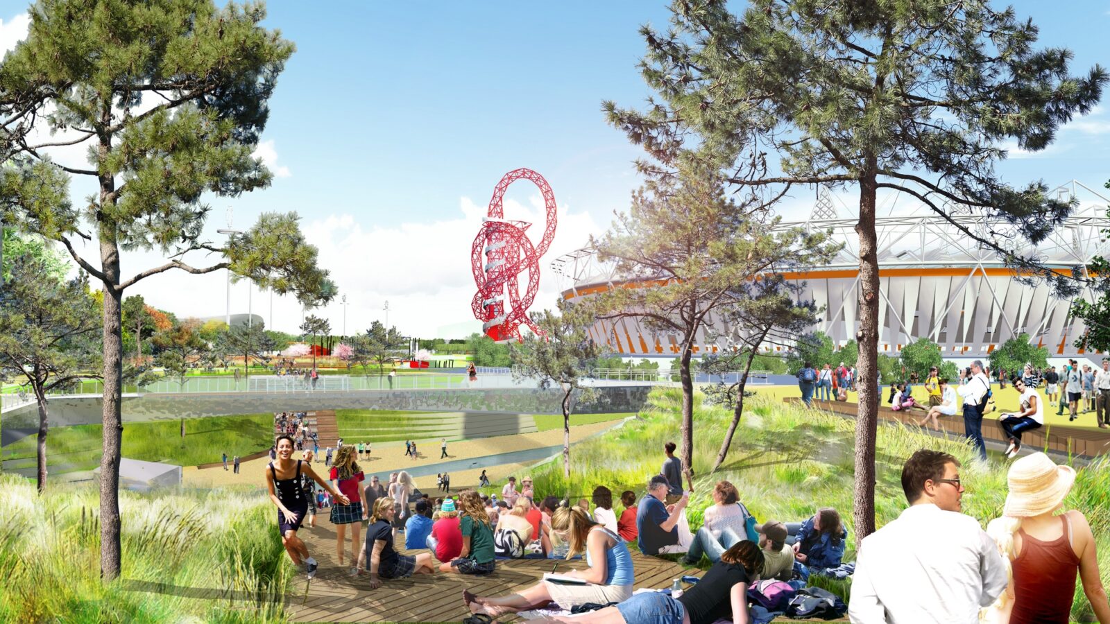 Olympic Park legacy: North Park hub approved as South Plaza plans submitted