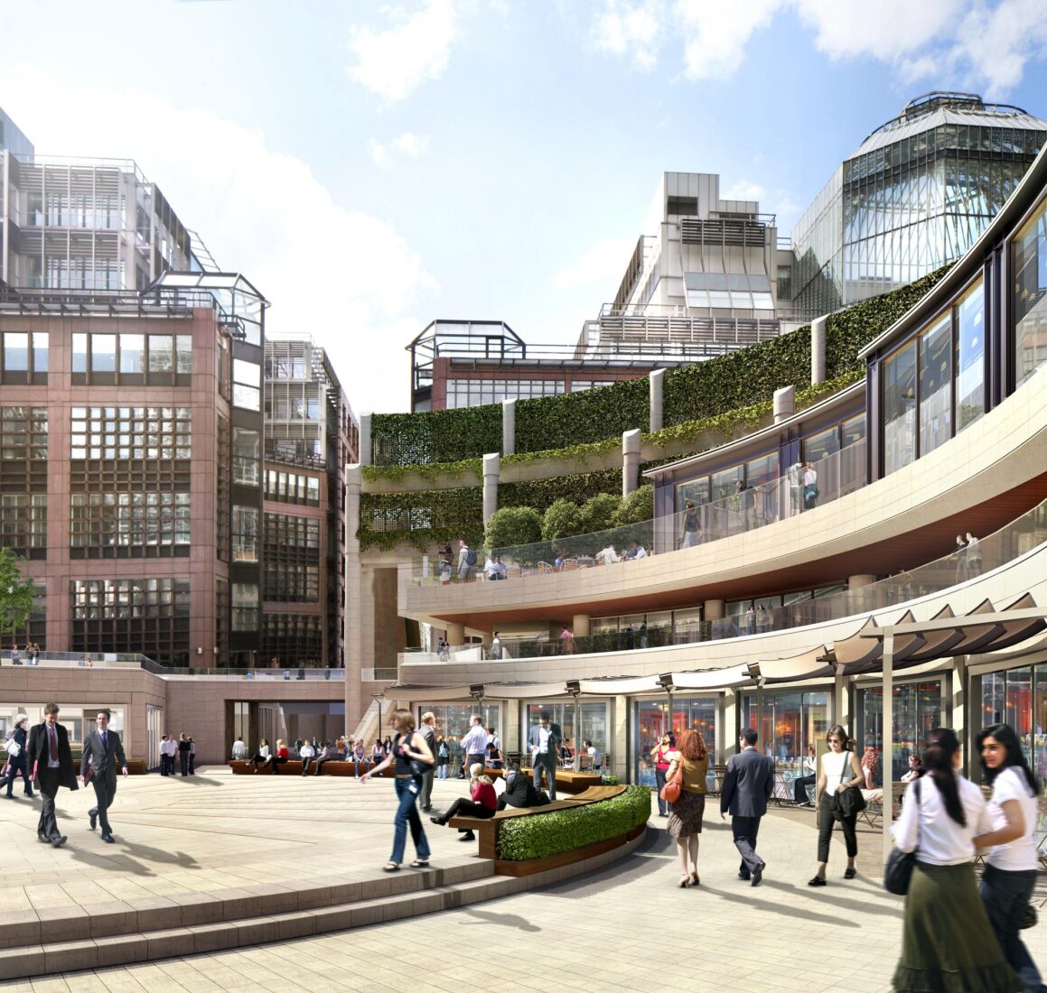 Arup Associates wins go-ahead for Broadgate arena revamp