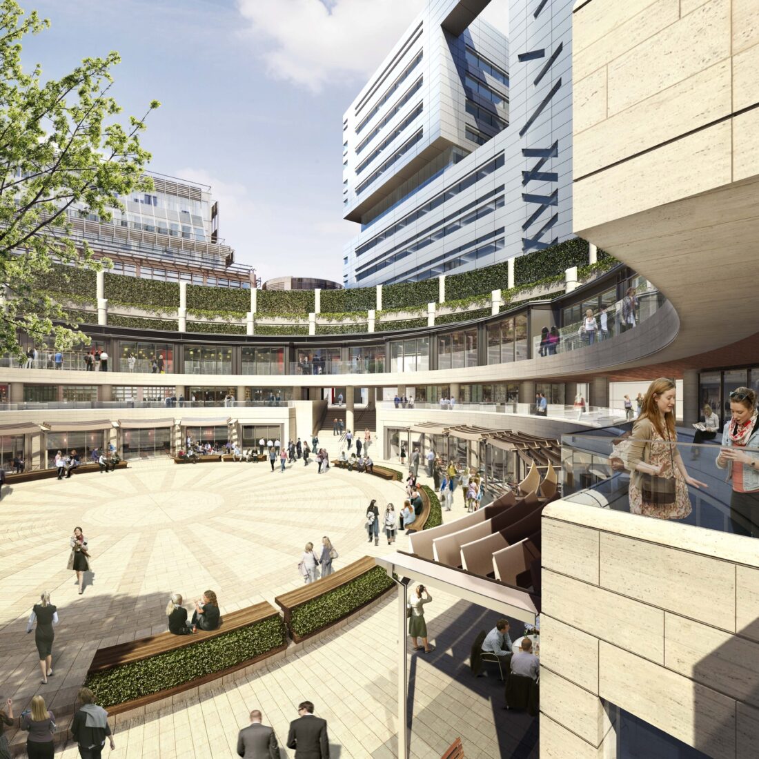 Arup Associates wins go-ahead for Broadgate arena revamp