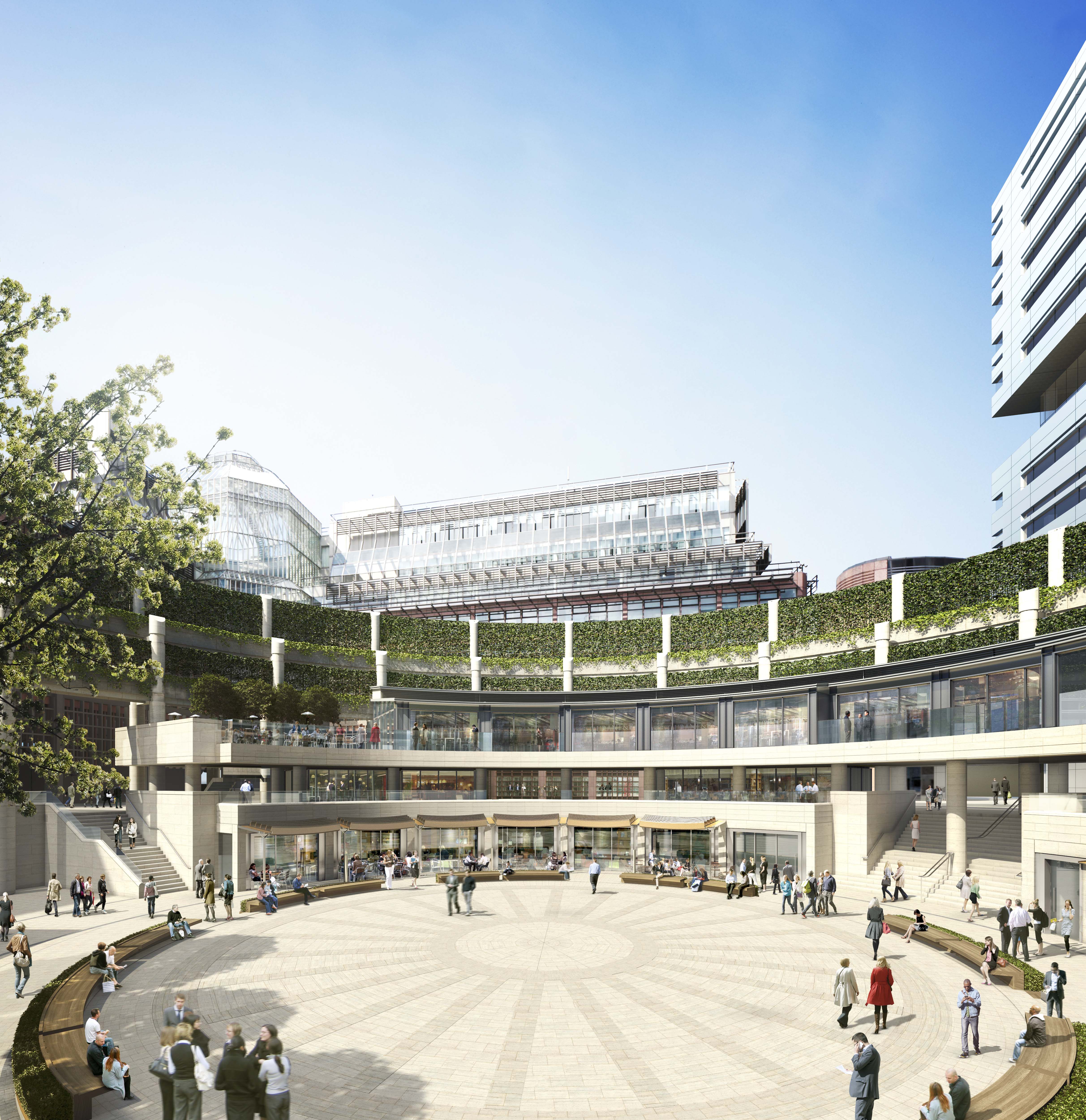 Arup Associates wins go-ahead for Broadgate arena revamp