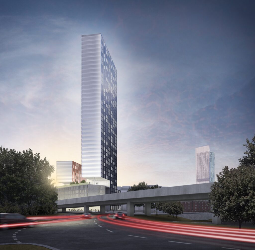 Ian Simpson unveils new Manchester skyscraper