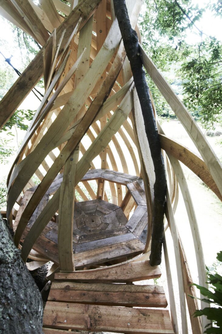Jerry Tate completes Dartmoor treehouse