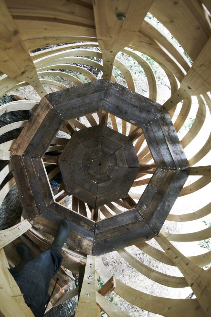 Jerry Tate completes Dartmoor treehouse