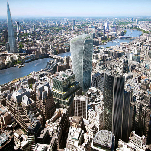 In pictures: 'Walkie Talkie' development in London takes shape