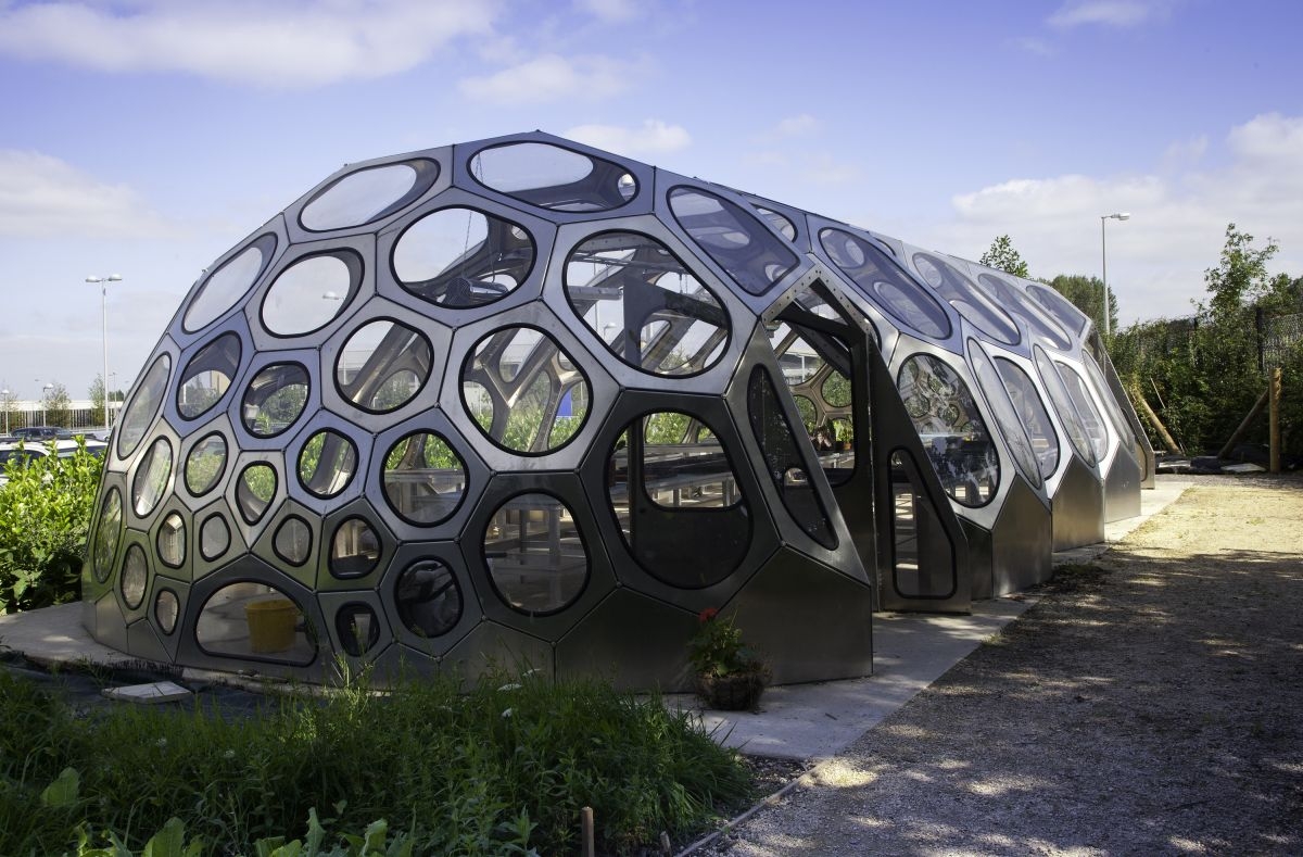 Danish-designed 'sea urchin' greenhouses land in Bristol