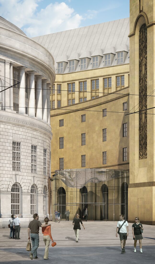 Approval for Ian Simpson’s Manchester Library Walk Link