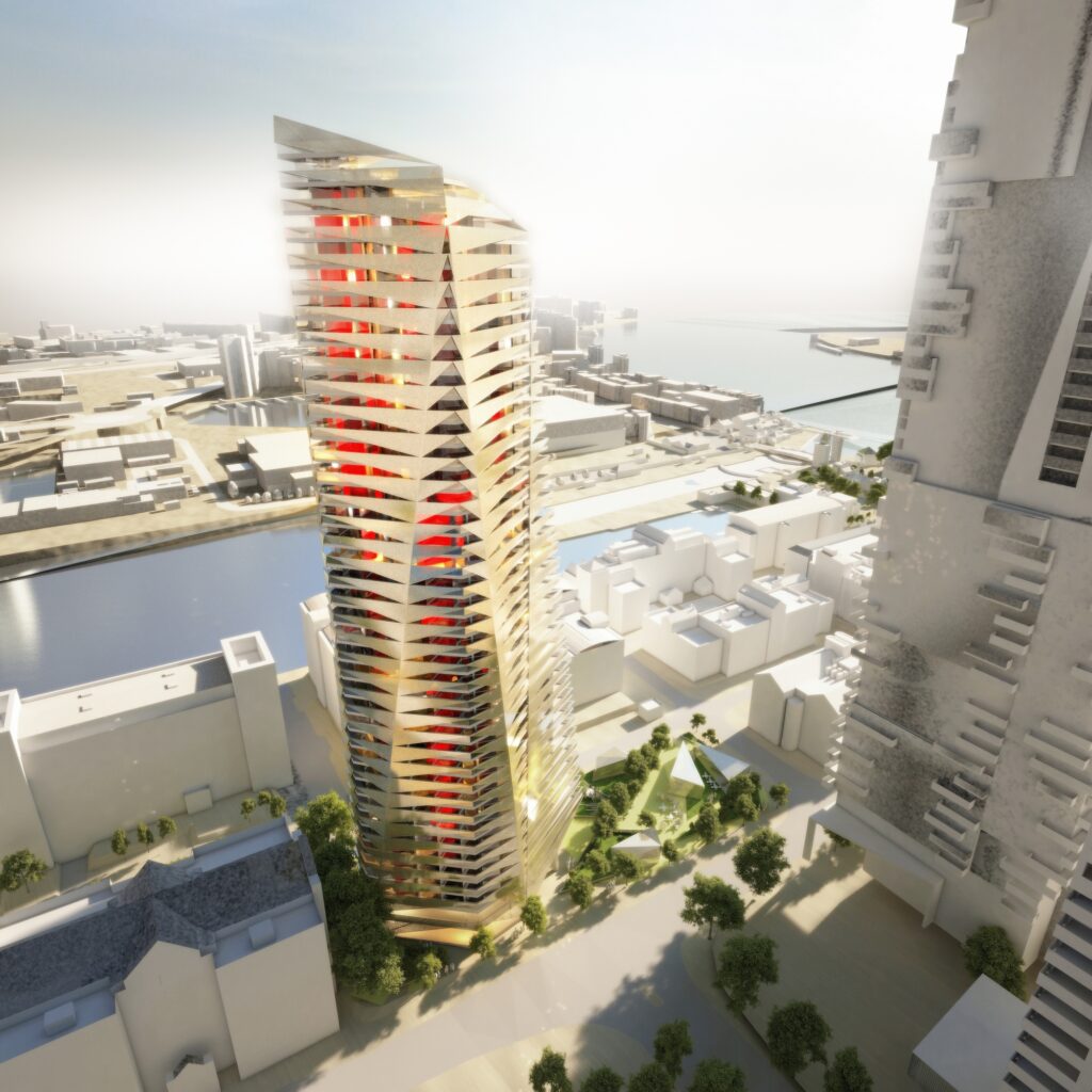 Make reveals 40-storey Canary Wharf tower