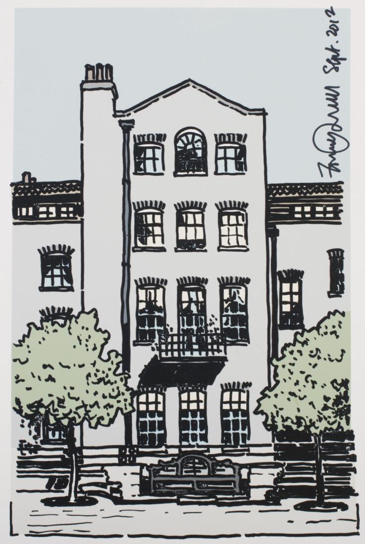 Drawing the city: Architects' charity art works
