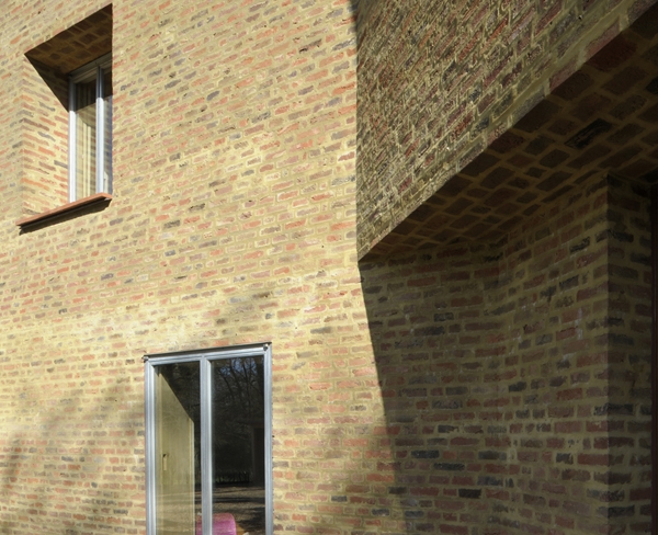 ZMMA creates twisted brick farmhouse for developer Crispin Kelly