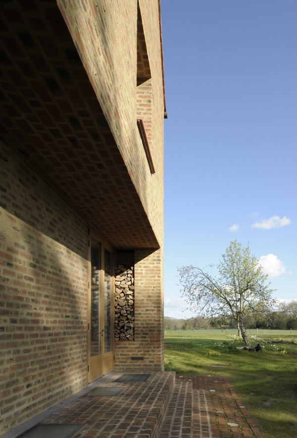 ZMMA creates twisted brick farmhouse for developer Crispin Kelly