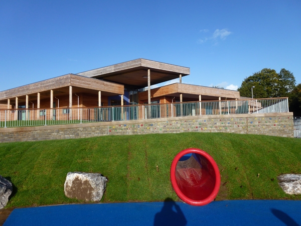 Architype unwraps timber-clad Caerphilly primary school