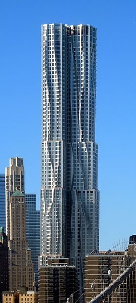 Gehry's New York tower scoops major skyscraper prize