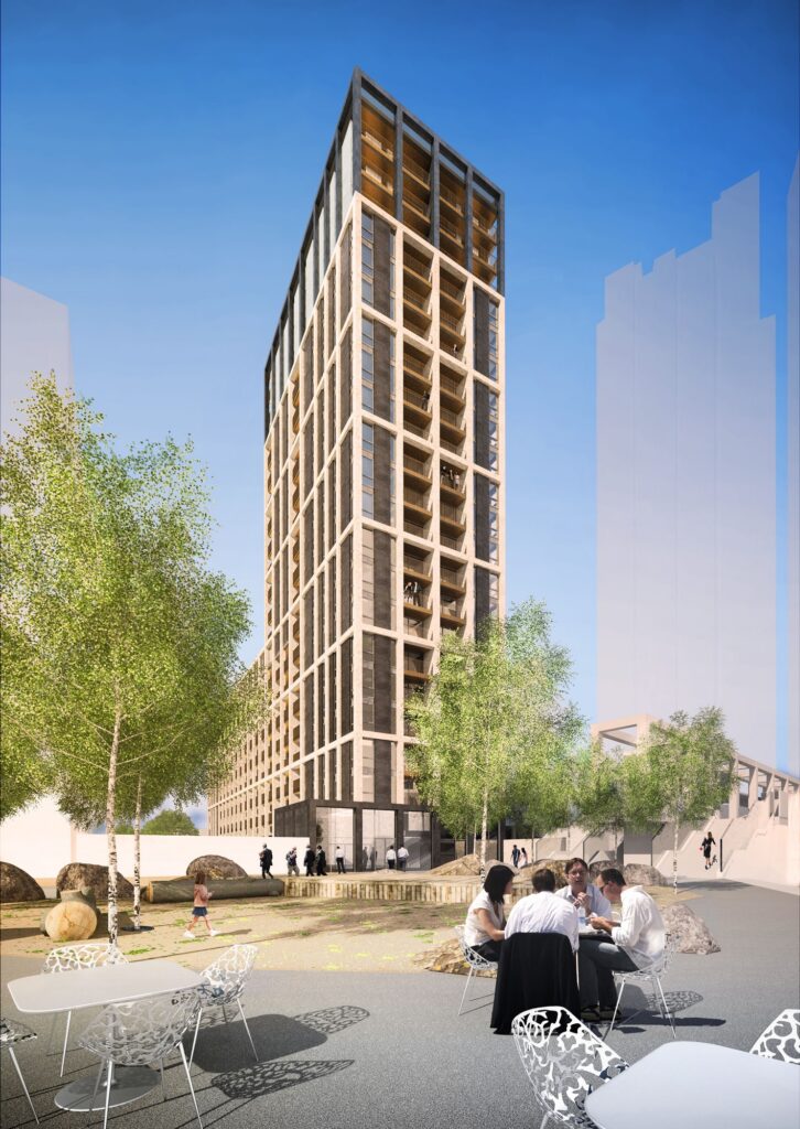 AHMM submits 22-storey Croydon tower